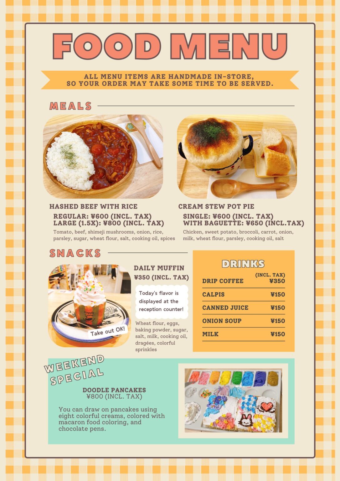 Art & illustration cafe “SOUSAKU KUKAN CAFE ATELIER”｜English Menu創作空間 ...